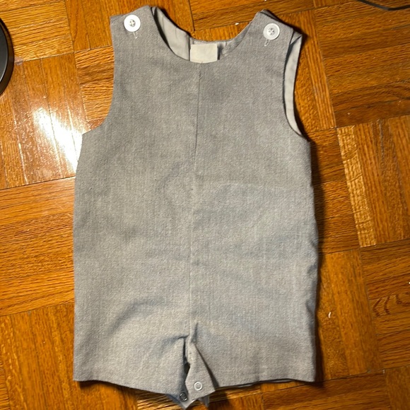 Kelly's Kids | Bottoms | Kellys Kids Gray Flannel Shortall One Piece ...